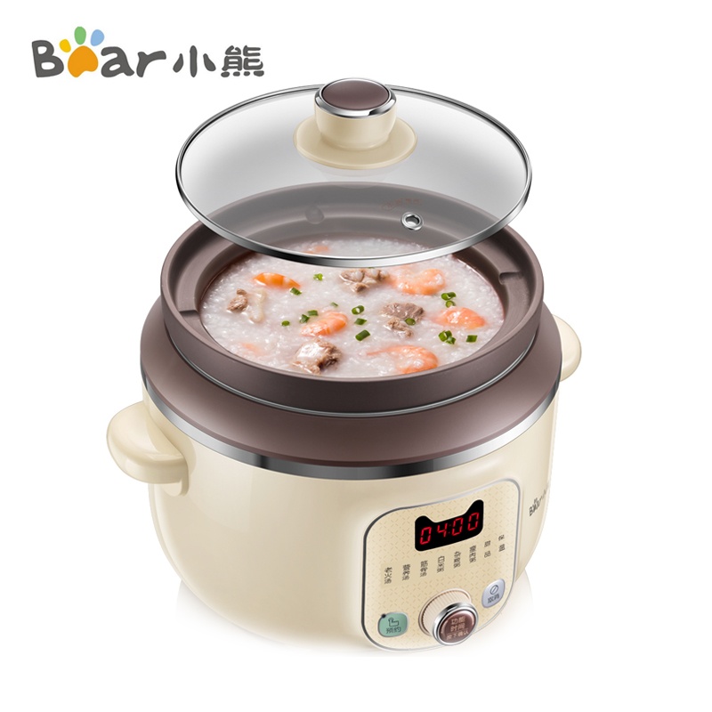 Bear 小熊ddg D30c1电炖锅煲汤煮粥锅家用全自动紫砂陶瓷电炖盅3l 【图片 价格 品牌 报价】 快乐购商城